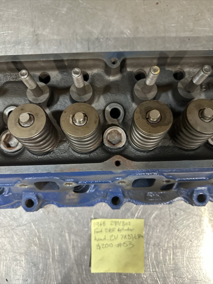 1968 Ford 289/302 SBF Cylinder Head 2v 7k31/c80e | Genuine OEM