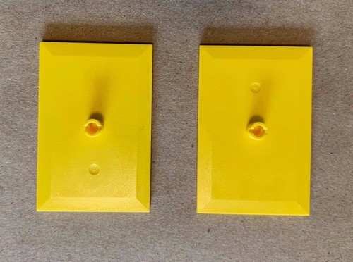 2 X LEGO Lego Train Wheel Base Bogie Plate Yellow | eBay