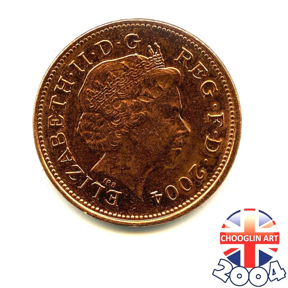 A BRITISH 2004 ELIZABETH II TWO PENCE 2p coin, 21 Years Old! | eBay