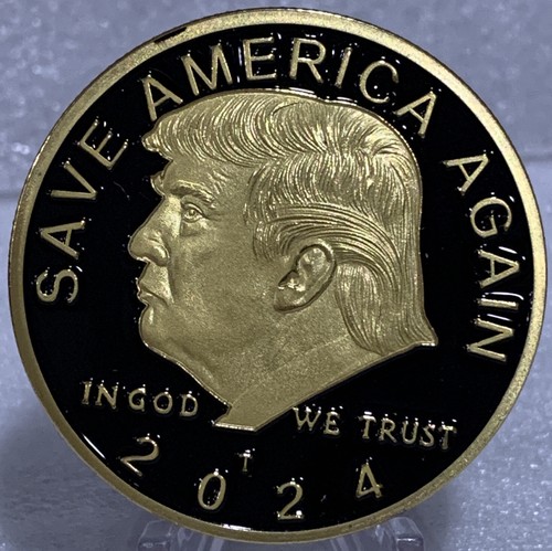 *100 Pieces Of Re-Elect Donald Trump 2024 Save America Again Gold Seal ...