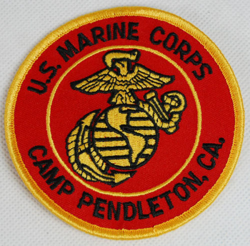 MARINE CORPS USMC U.S. CAMP PENDLETON EMBROIDERED JACKET UNIFORM MILITARY PATCH | eBay