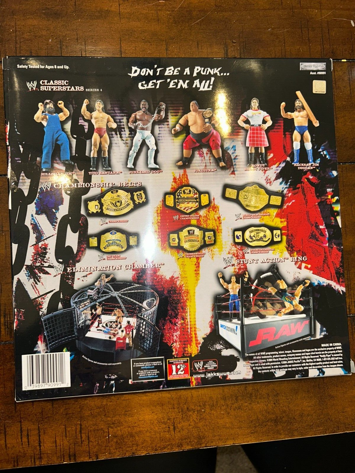 JAKKS WWE EUGENE VS. TRIPLE H WRESTLING ACTION FIGURE SET NEW IN BOX ...