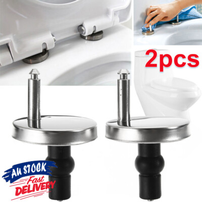 1Pair Quality Quick Release Toilet Seat Kit Top fix WC Fittings Hinges ...