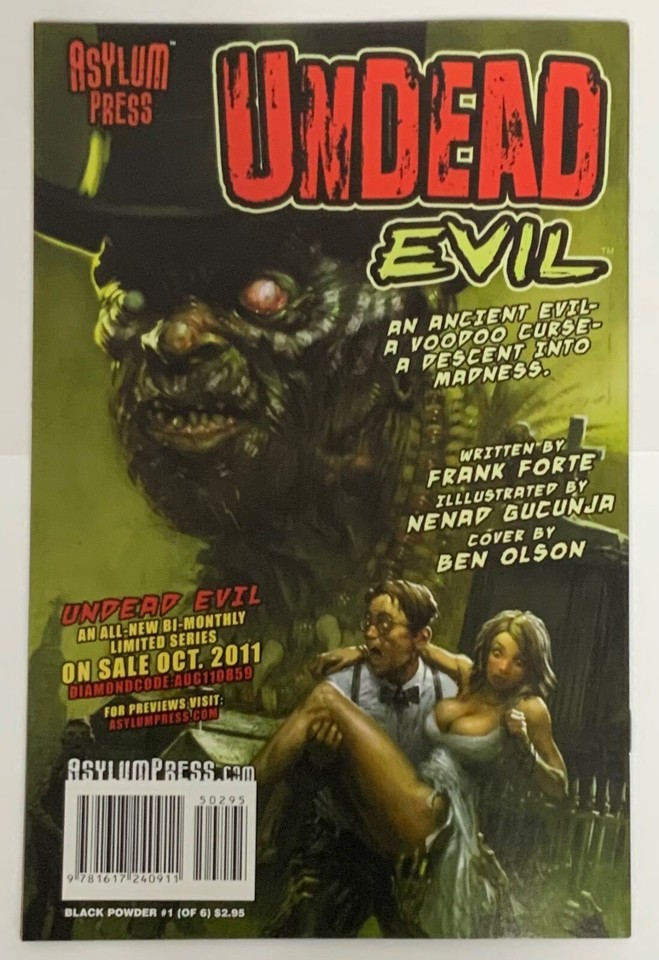 Black Powder Bloody Frontier Adventure 1 Asylum Press | eBay