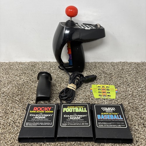 Colecovision Super Action Controller With 3 Games TESTED WORKING | eBay