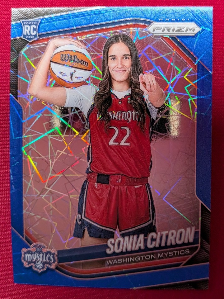Sonia Citron Rookie RC Variation Blue Velocity 2025 Prizm WNBA #148 ...