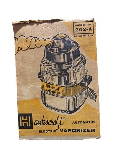 Hankscraft Automatic Electric Vaporizer Model 202-A in Original Box ...
