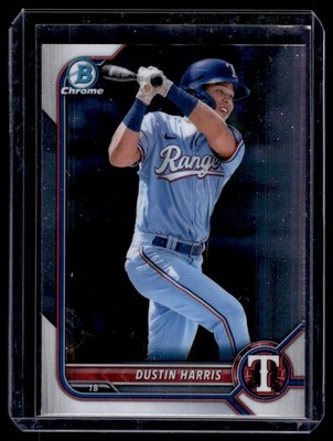 2022 Bowman Chrome Prospects Dustin Harris Texas Rangers #BCP-190 | eBay