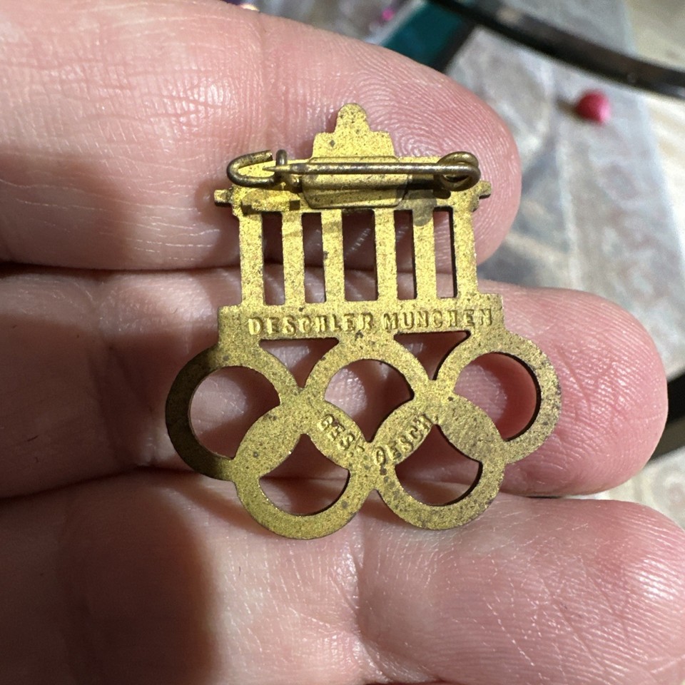 1936 Berlin Olympic Memorabilia Pins Collection WW2 And More Athens Mix ...