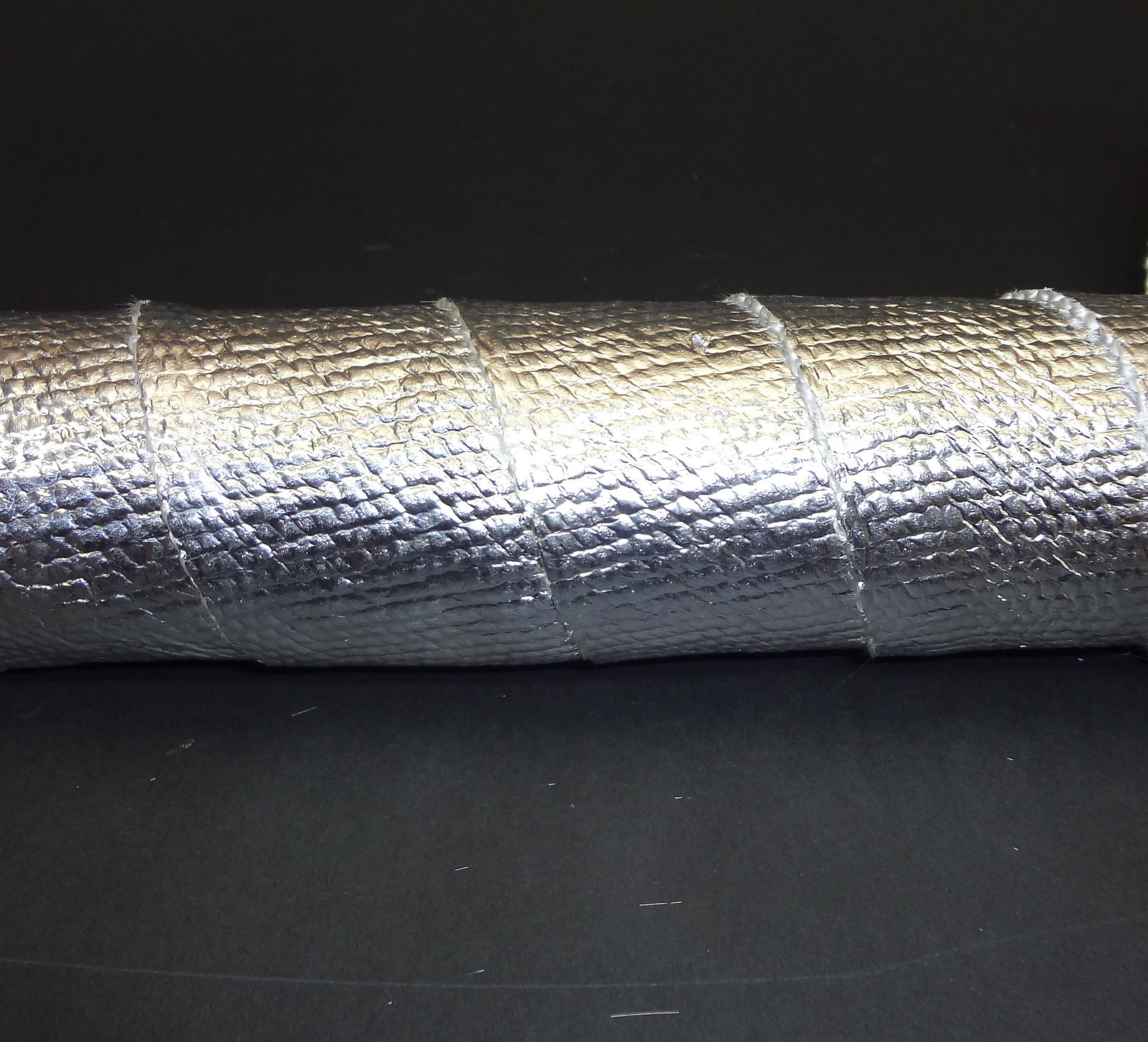 METAL ALUMINIZED FIBERGLASS TUBE HOSE PIPE HEAT WRAP KIT TURBO HEAT ...