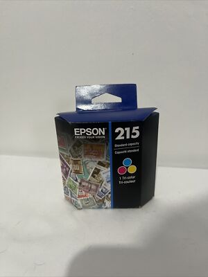 Epson 215 Tri-Color Standard Capacity Ink Cartridge Expired 07/2026 New ...