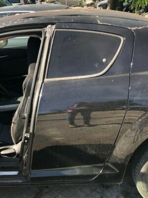 2004 2005 2006 2007 2008 MAZDA RX-8 REAR LEFT EXTERIOR DOOR SHELL BLACK ...