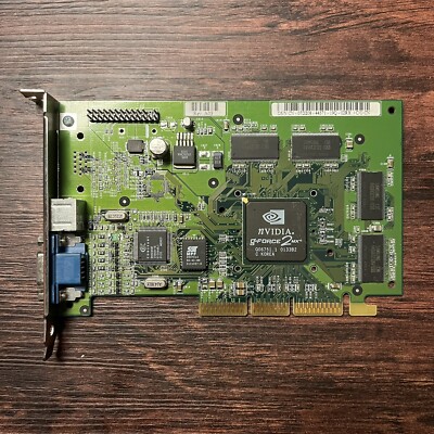 Genuine Nvidia GeForce2 MX 32Mb VGA AGP Graphics Card Dell P/N: 5G998 ...