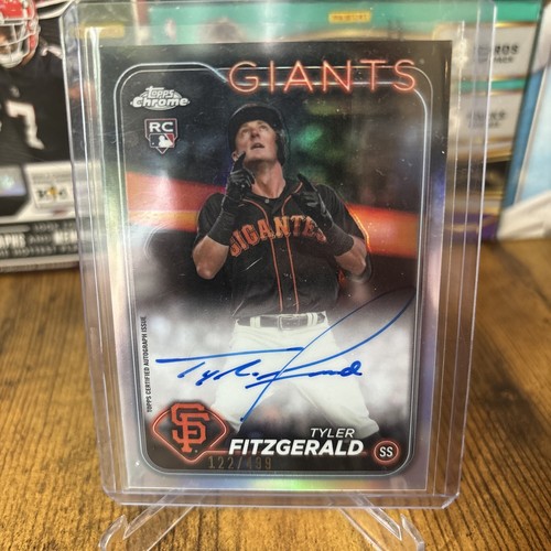 Tyler Fitzgerald Rookie Auto 122/499. San Francisco Giants. Topps ...