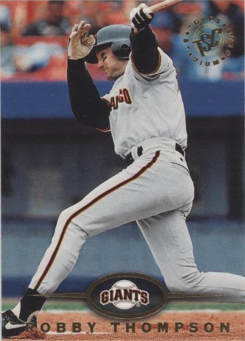 1995 Topps Stadium Club - Robby Thompson #398 for sale online | eBay
