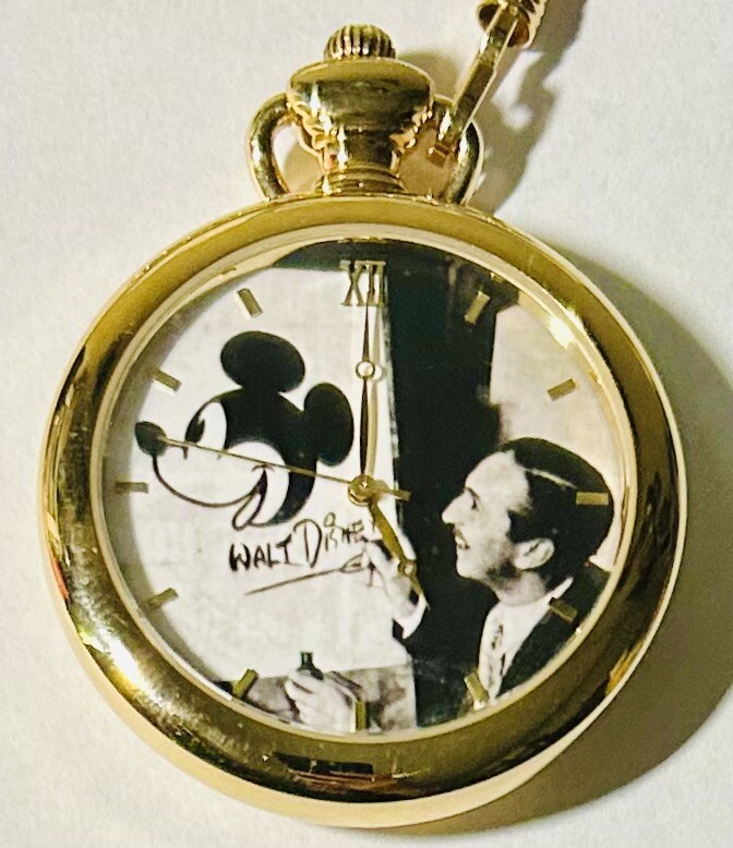 Walt Disney & Mickey Mouse Everlasting Time WCCS Limited Ed. Pocket ...