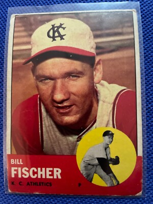 1963 topps # 301 BILL FISHER C | eBay