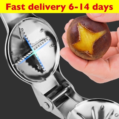 Stainless Steel Chestnut Walnut Cracker Pliers Nut Clip Nut Cutter Fast ...