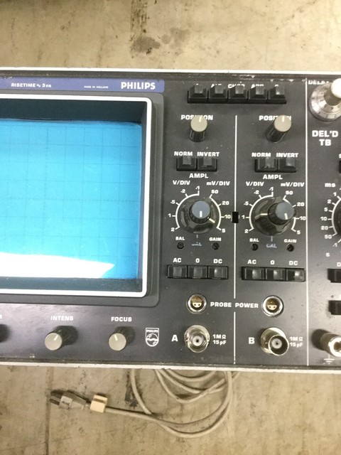 Philips PM 3260 Oscilloscope Looks and Works Great for sale online | eBay