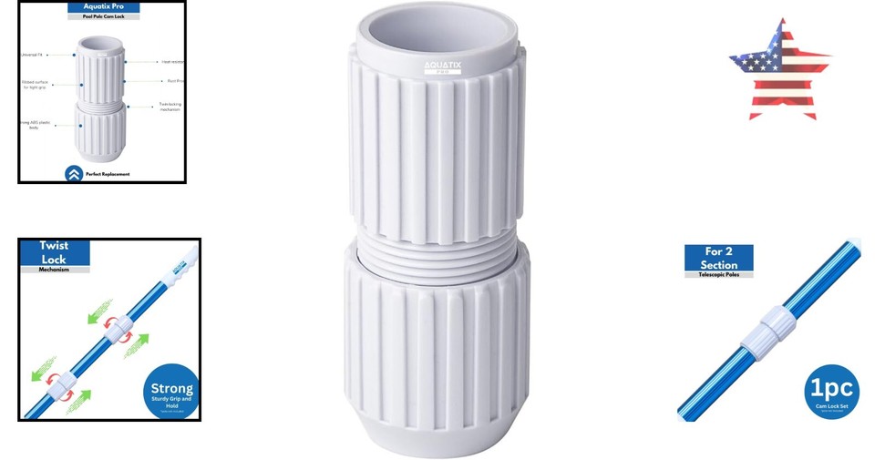 Replacement Pool Pole Cam Lock - Universal Fit for Telescopic Poles ...