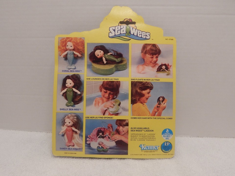 1978 Sea-Wees Shelly Mermaid Doll in Packaging Kenner 27500 | eBay