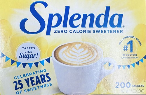 SPLENDA Zero Calorie Sweetener 200 Count Packets 7 oz Box | eBay Australia
