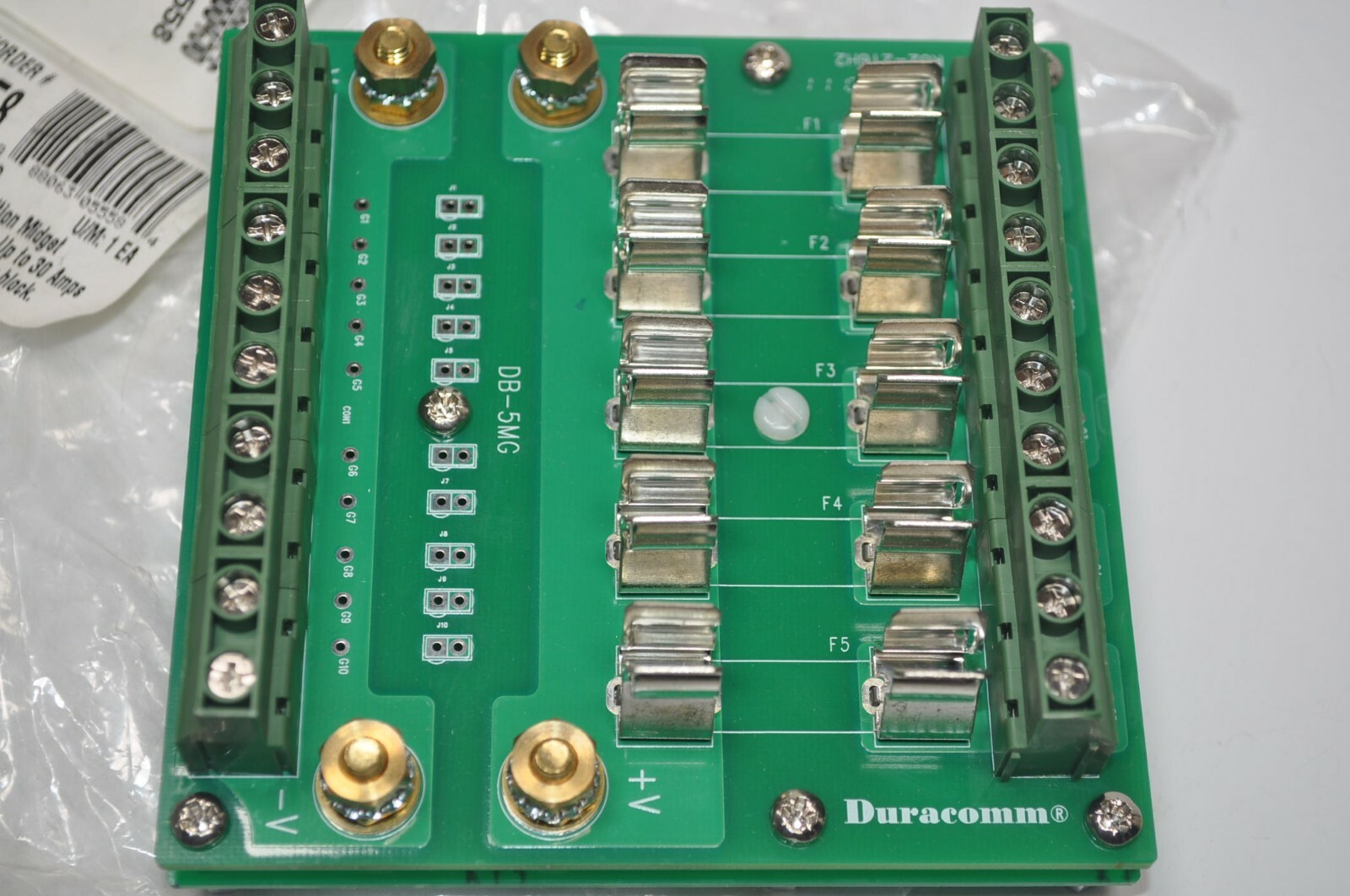 DuraComm Corp Distribution Block 5 Midget Fuse 30A Per Circuit / 75A ...