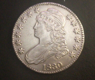 Capped Bust Silver Half Dollar, XF Details. Gem! F33 | eBay