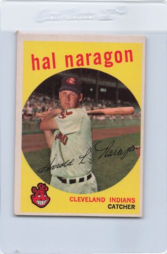1959 Topps #376 Hal Naragon Indians EX/MT *7419 | eBay