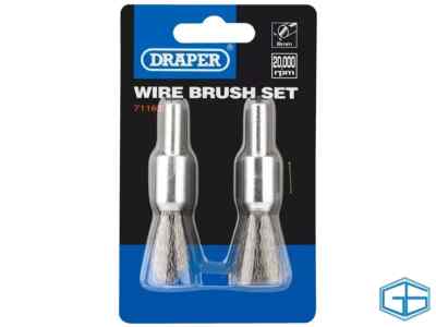 DRAPER 2 PIECE WIRE BRUSH SET STOCK NO 71162 | eBay UK