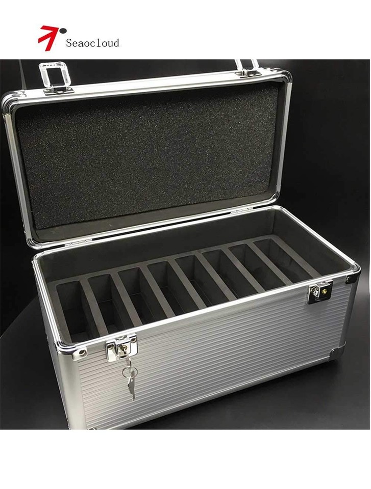 Hard Drive Case, 10-Bay Protection HDD Storage Box Suitcase, fit for 3. ...