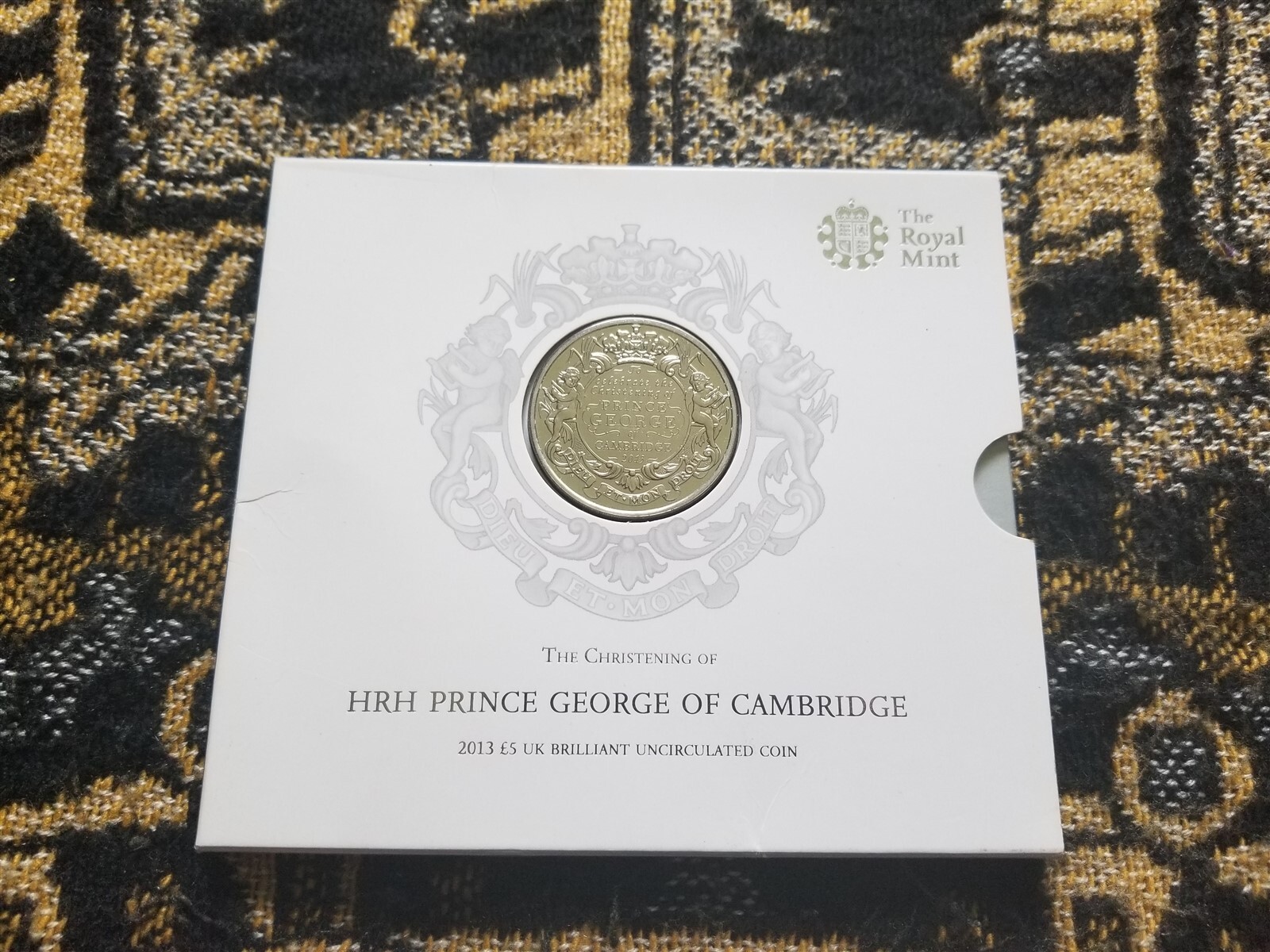 United Kingdom 5 Pounds Cupro-Nickel - 2013 HRH Prince George of ...