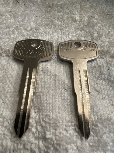 Lot Of 2 New NISSAN / DATSUN ILCO # X6 / 62DT KEY BLANKS Uncut ...