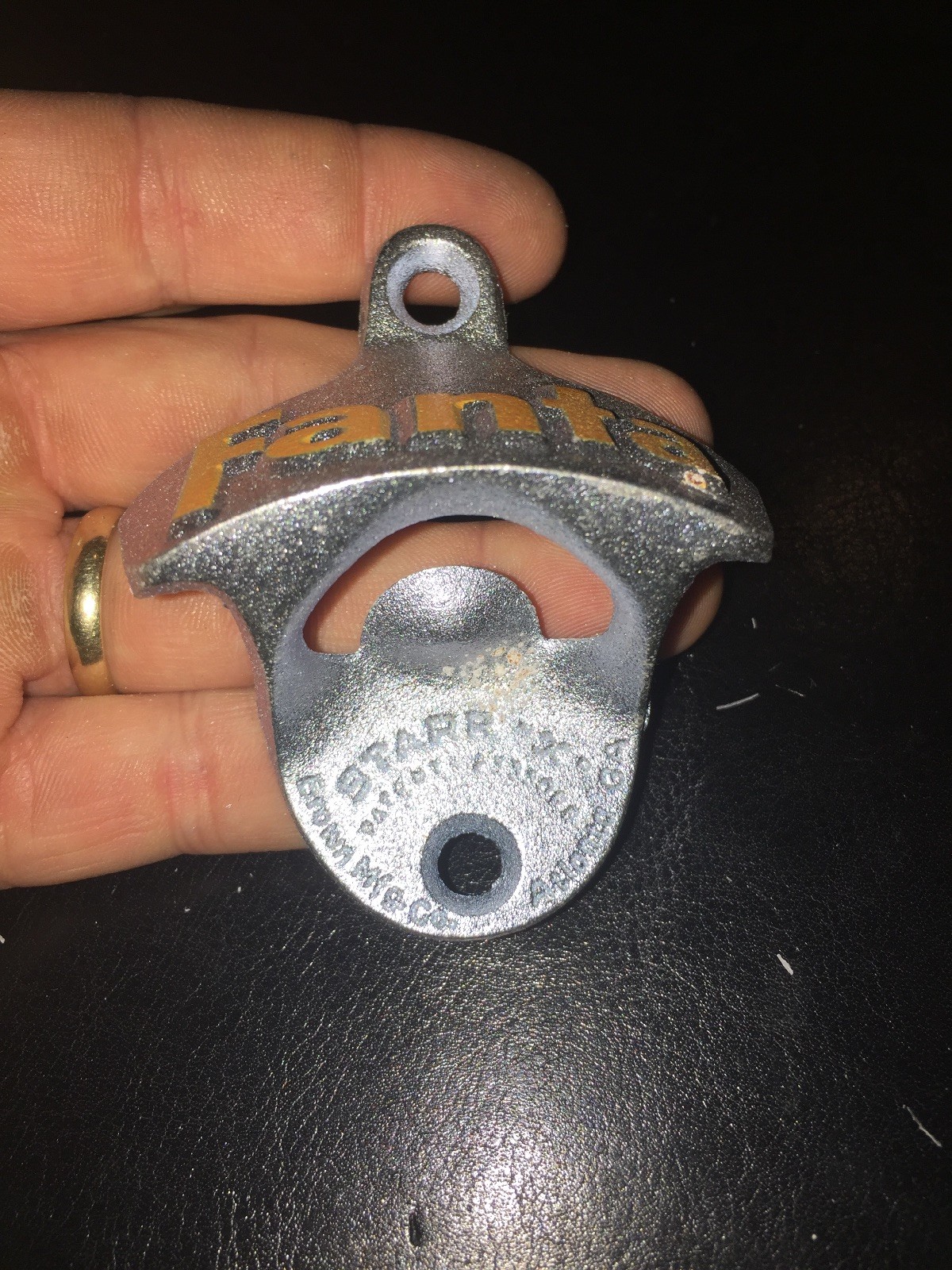 Fanta Bottle Opener Solid Metal Patina Mexican Soda Collector Cerveza ...