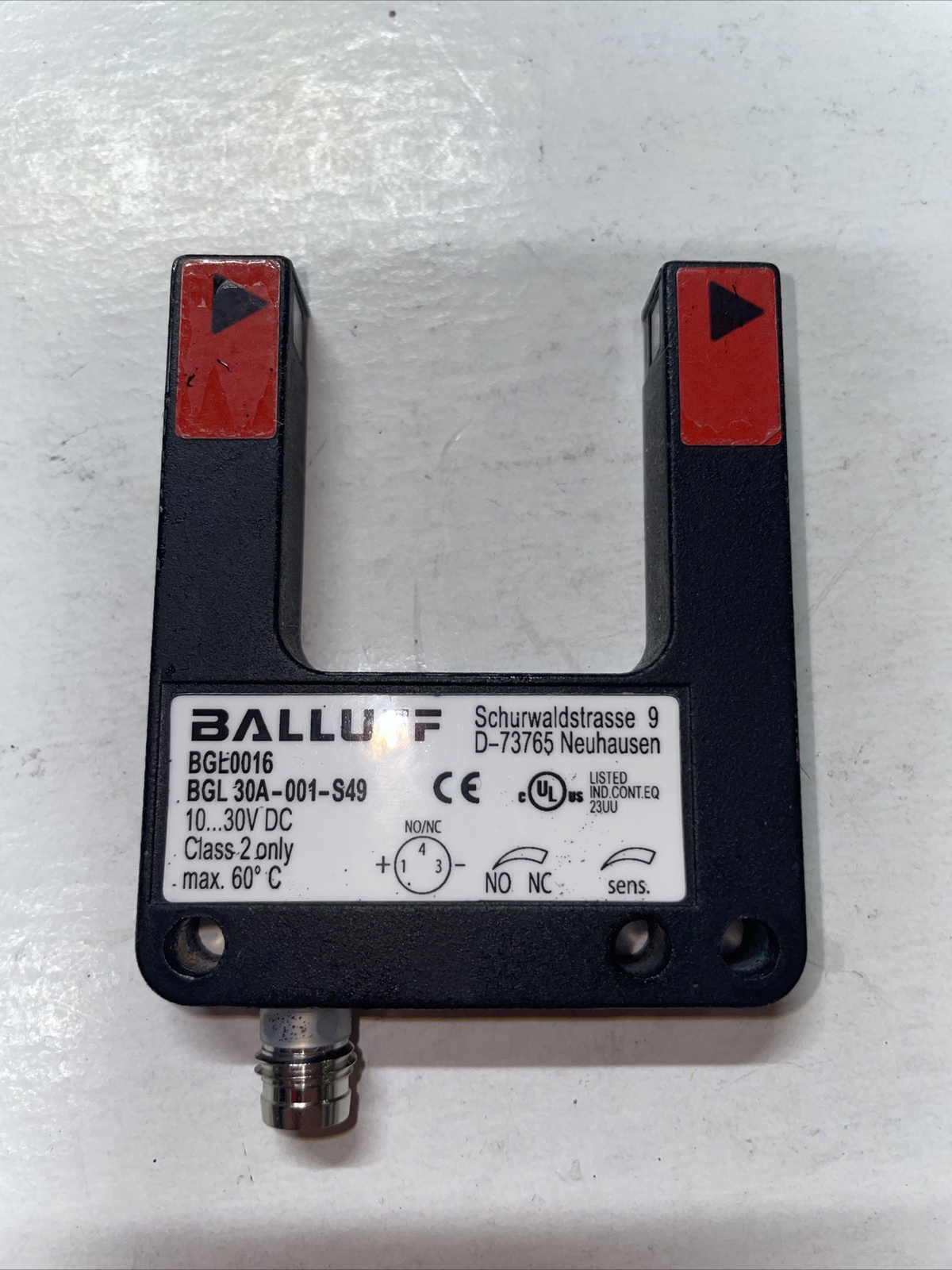 Balluff BGL 30A-001-S49 Photoelectric Fork Sensor BGL0016 - USED | eBay