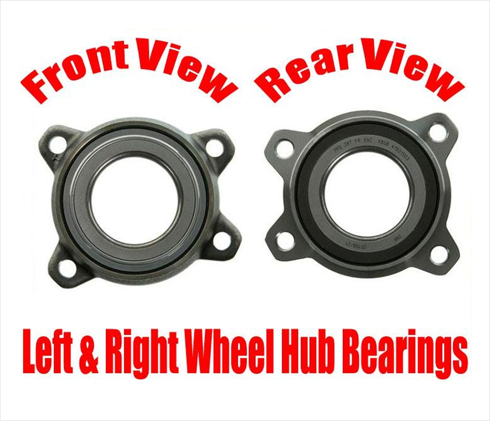 (2) Front or Rear Wheel Bearings for Volkswagen Touareg 11-16 REF 7P0 ...