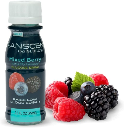 Glucose Shots - Mixed Berry - 6 Pack (2.5oz Each) - Blood Sugar Support ...