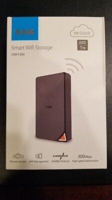 SSK 1TB Portable External Wireless SSD with Own Wi-Fi Hotspot Cloud | eBay