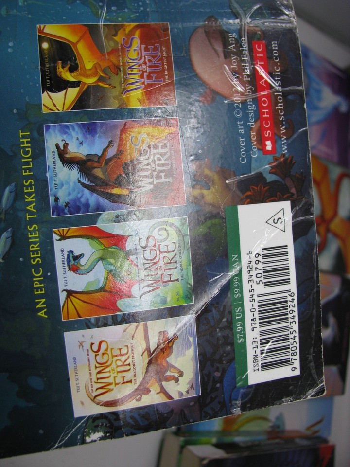 Wings of Fire Book Lot of 10 PB/HC Mixed Coloring book | eBay