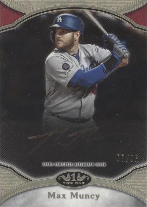 2020 Topps Tier One - Prime Performers Autographs Max Muncy #PPA-MMU ...