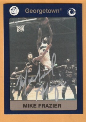 Mike Frazier Georgetown Hoyas AUTO Signed 1991 Card | eBay
