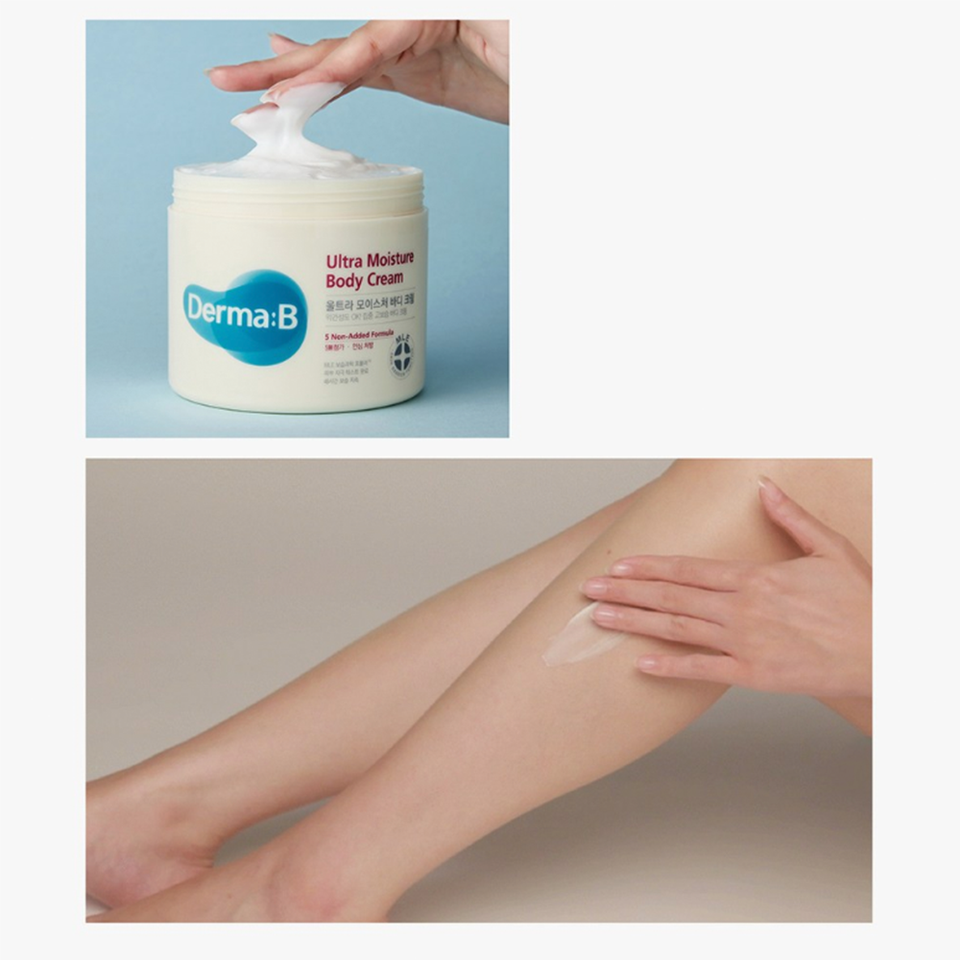 Derma:B Ultra Moisture Body Cream with Mild Vanilla Powder Scent, New ...