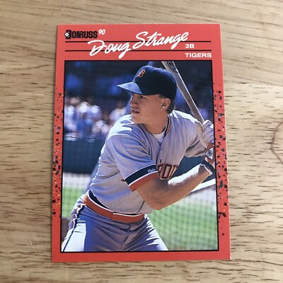 Doug Strange #535 Donruss 1990 Detroit Tigers Basebal Card | eBay