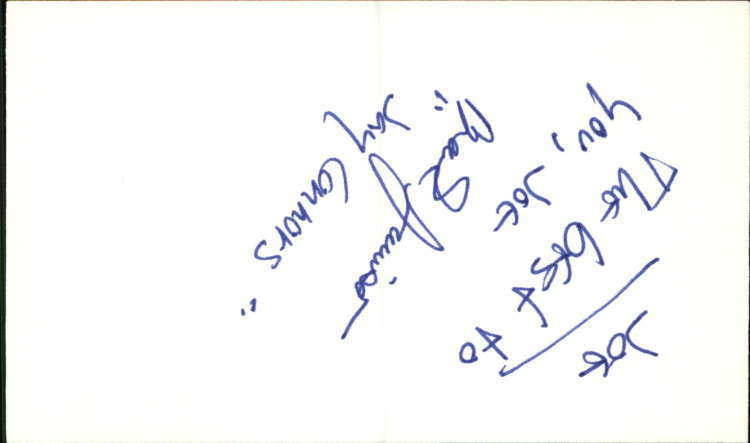 Breck Jamison Another World Signed 3"x5" Index Card | eBay