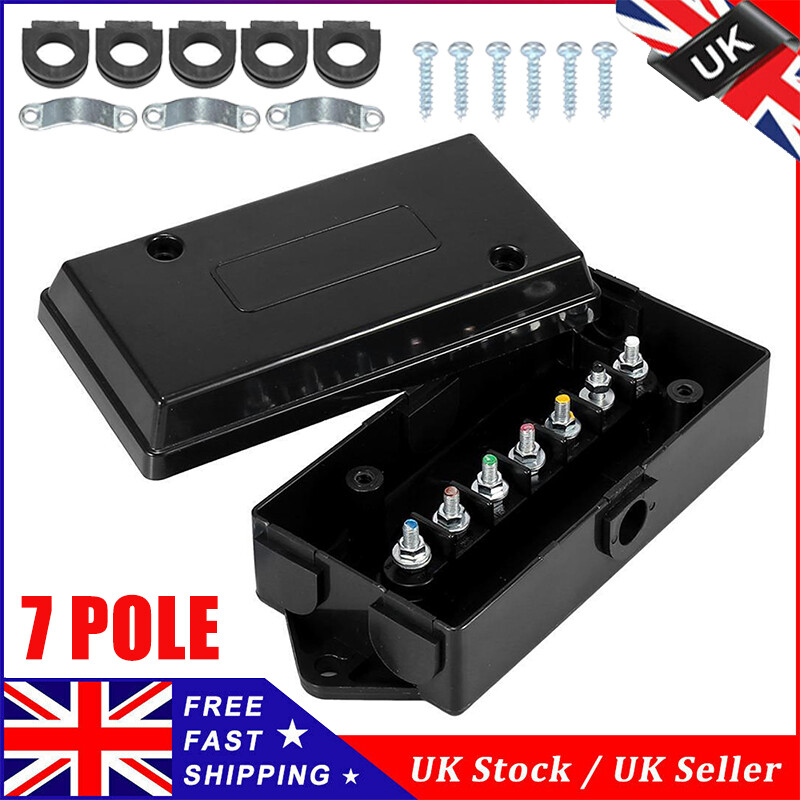 Trailer Electrical Junction Box PTT0043 Heavy Duty Weatherproof