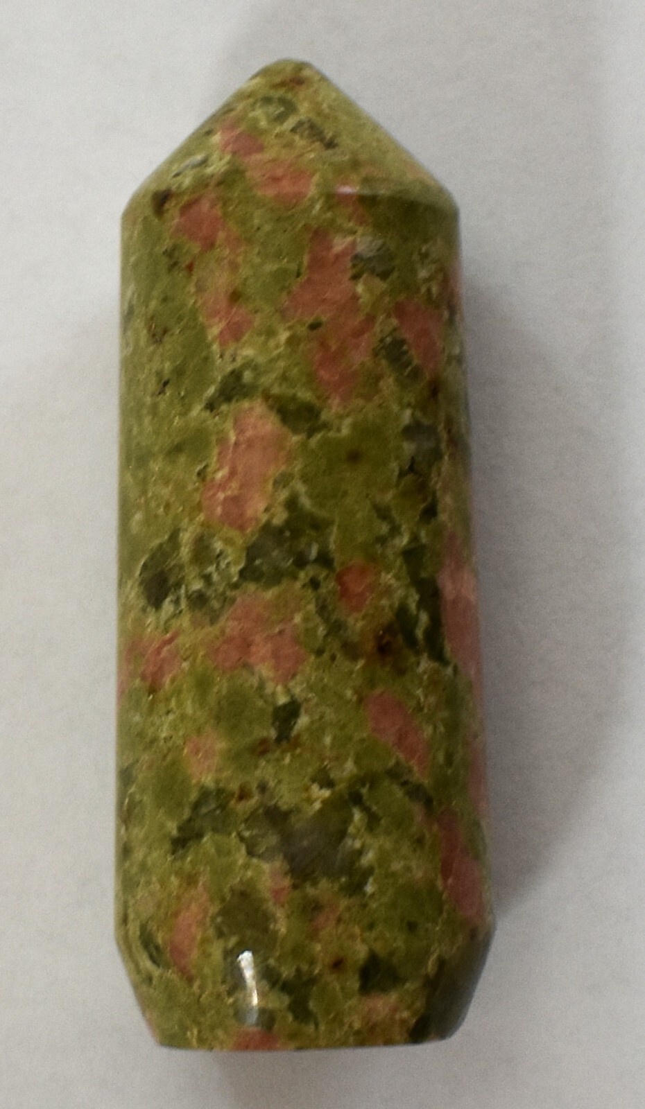 Unakite Tower Natural Green Pink North Carolina USA Olivine Crystals ...