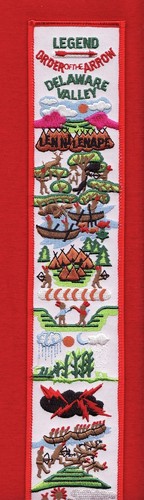FULL COLOR LEGEND STRIP for OA SASH Order of Arrow Patch Boy Scouts of ...