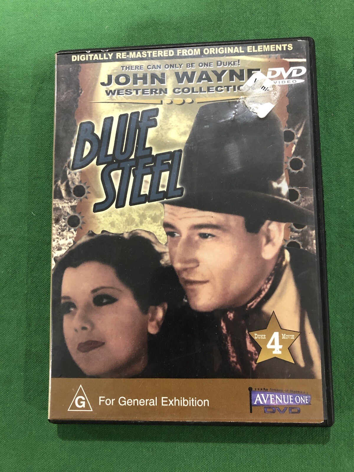 Blue Steel (Eleanor Hunt & John Wayne) DVD, All Regions 9317485442654 ...