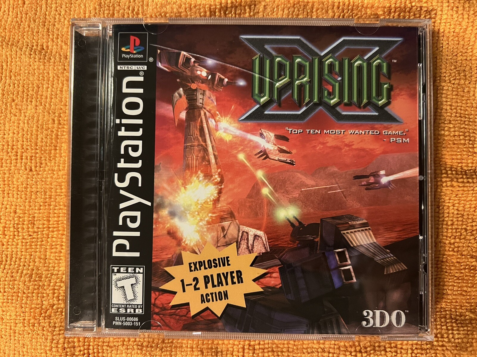 Uprising X (Sony PlayStation 1, Authentic, PS1) Complete with Reg ...