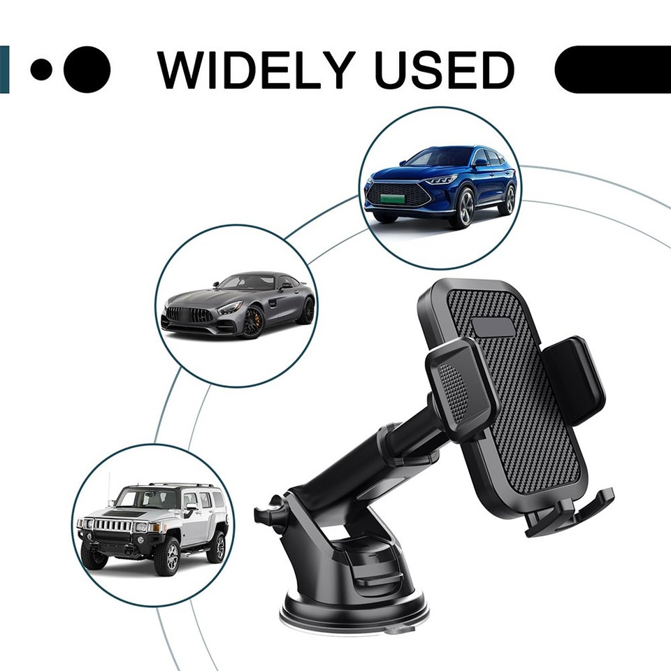 360° Car Phone Holder Gravity Dashboard Windshield Suction Mount Stand ...